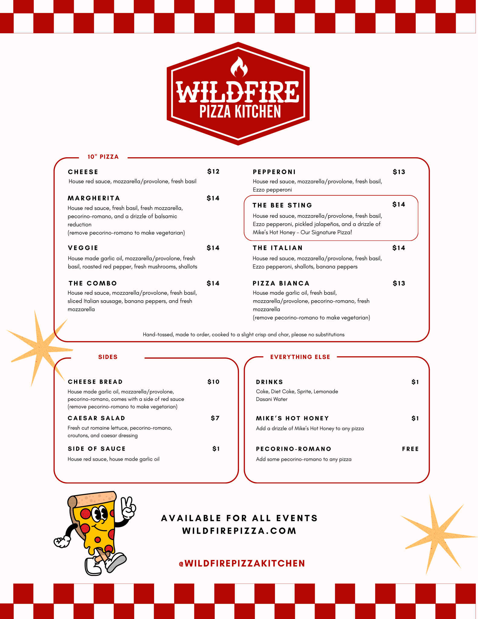 Menu – Wildfire Pizza Kitchen